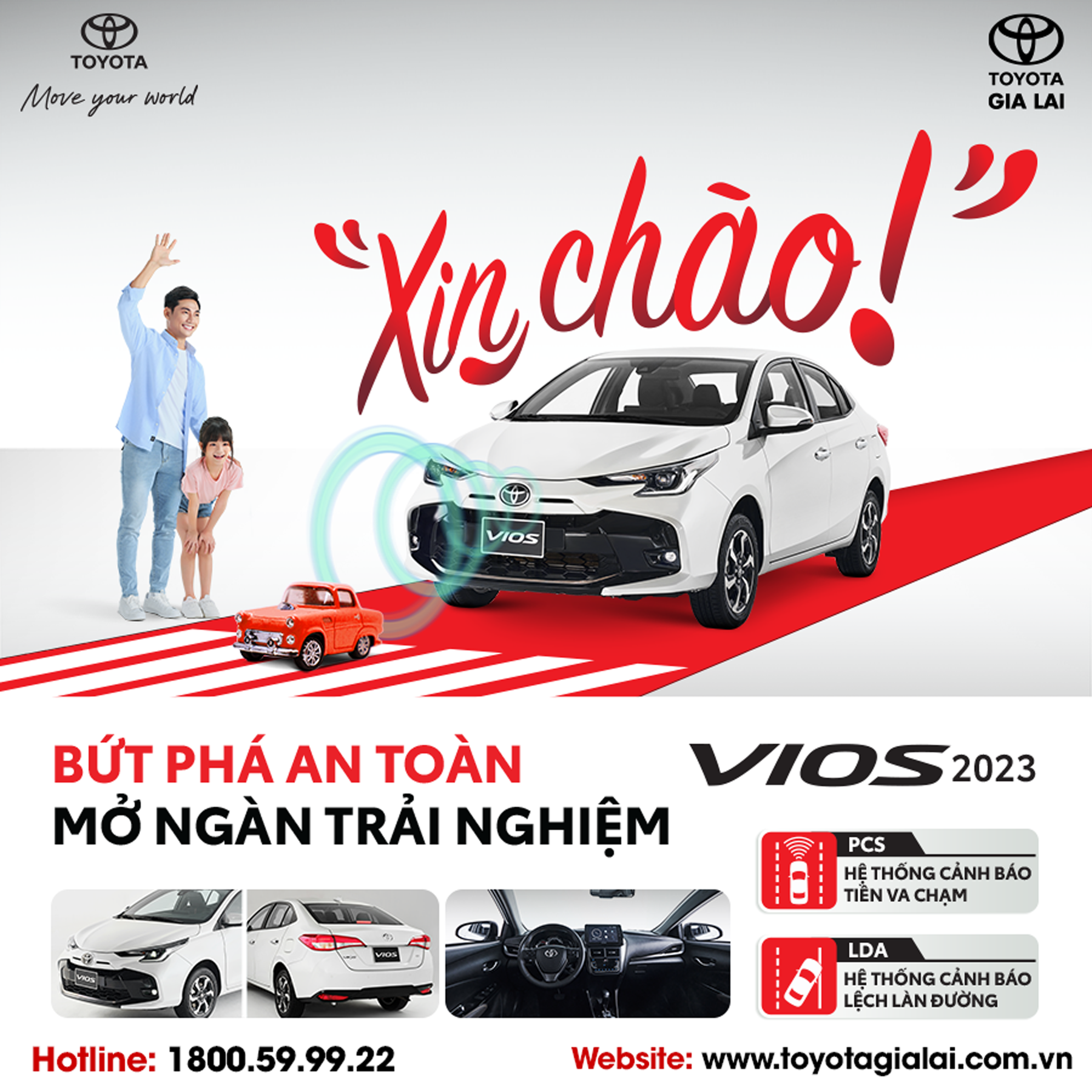 “VÉN MÀN” TOYOTA VIOS 2023 BỨT PHÁ AN TOÀN, MỞ NGÀN TRẢI NGHIỆM - Công ...